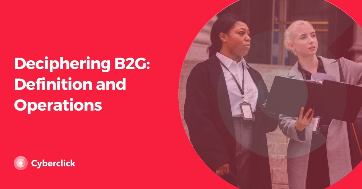 Deciphering B2G: Definition and Operations