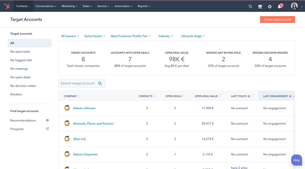How to Use the HubSpot Target Accounts Option to Grow Your Business