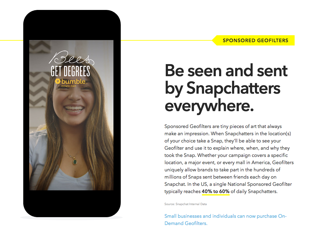 The complete guide to advertising on Snapchat: tips and examples